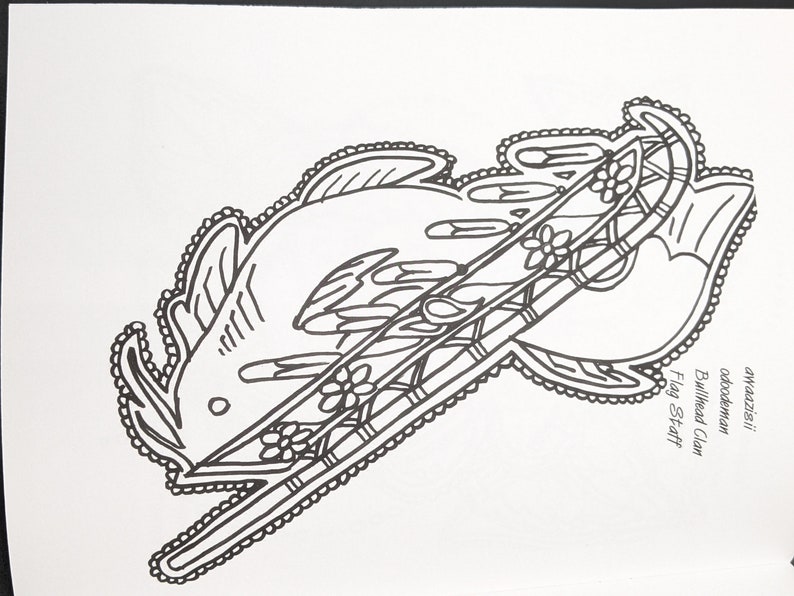Ojibwe Art Coloring Book: Anishinaabe Traditions by David Edwards - Etsy