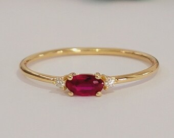 Spectacular 14K Star Ruby & Diamond Ring - Etsy