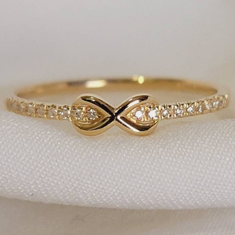 Infinity Symbol Ring - Etsy