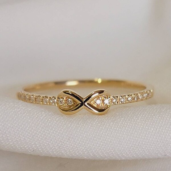 Infinity Symbol Ring - Etsy