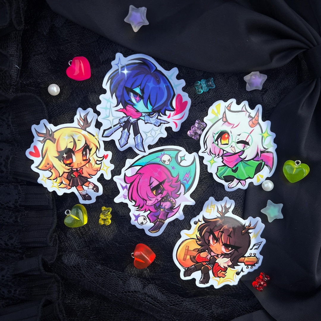 Deltarune Glossy Stickers - Etsy