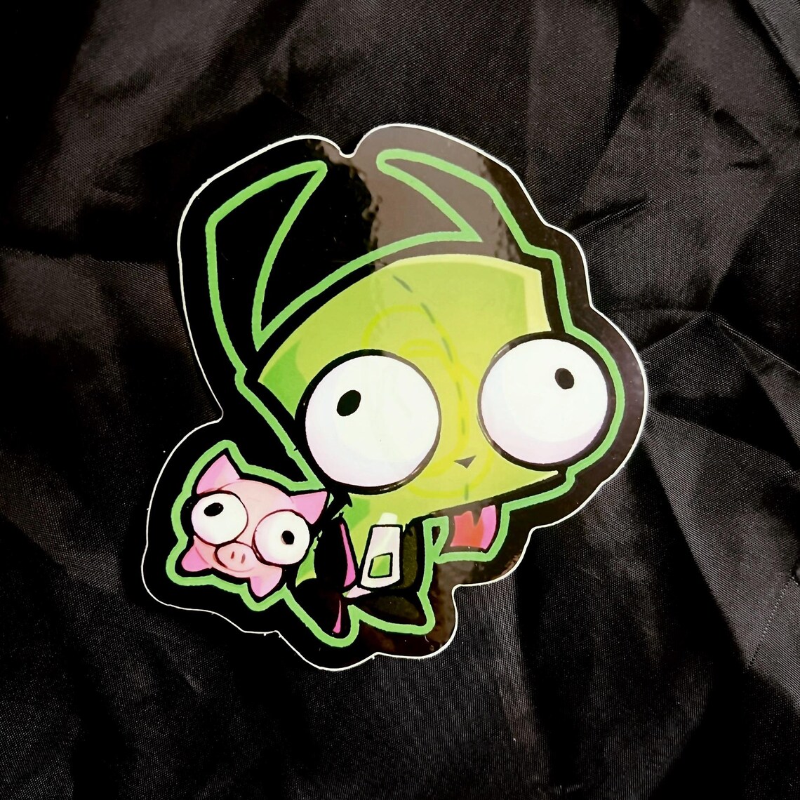 Invader Zim - Gir Glossy Vinyl Sticker - Etsy