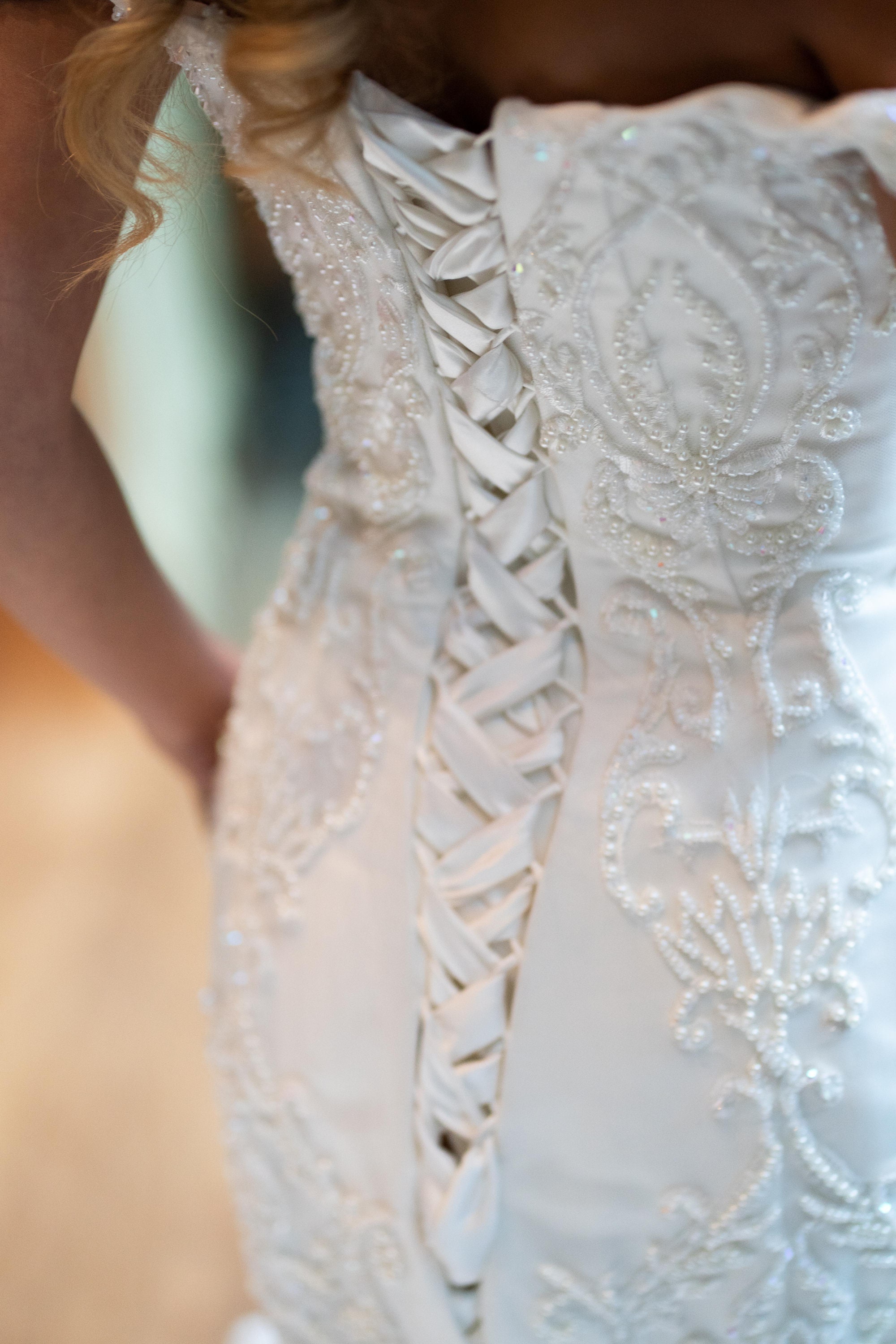 Mermaid Wedding Dress ~ Ruffled Skirt| SAMPLE - Etsy