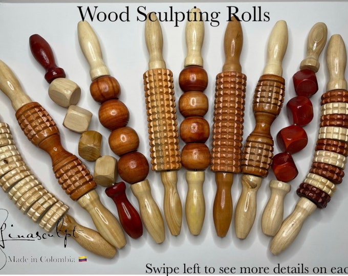 Body Sculpting Wood Therapy Rolls Each Sold Separately - Etsy