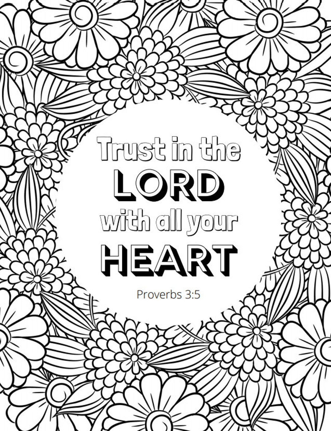 60 Bible Verse Motivational Quotes Digital Colouring Pages - Etsy