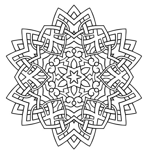 200 Digital Mandela Colouring Pages for Adults and Children - Etsy