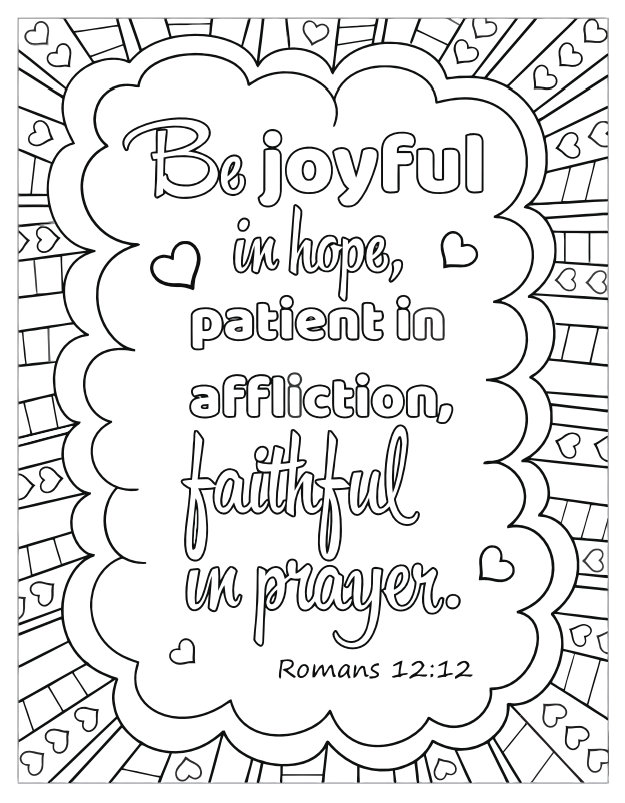 60 Bible Verse Motivational Quotes Digital Colouring Pages - Etsy