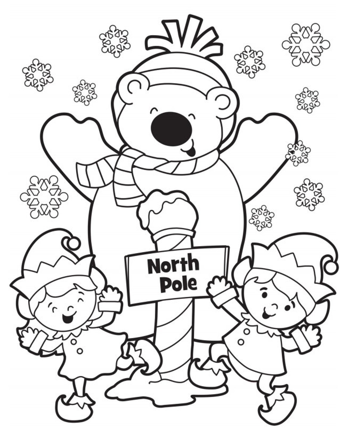 70 Digital Christmas Colouring Pages for Kids - Etsy
