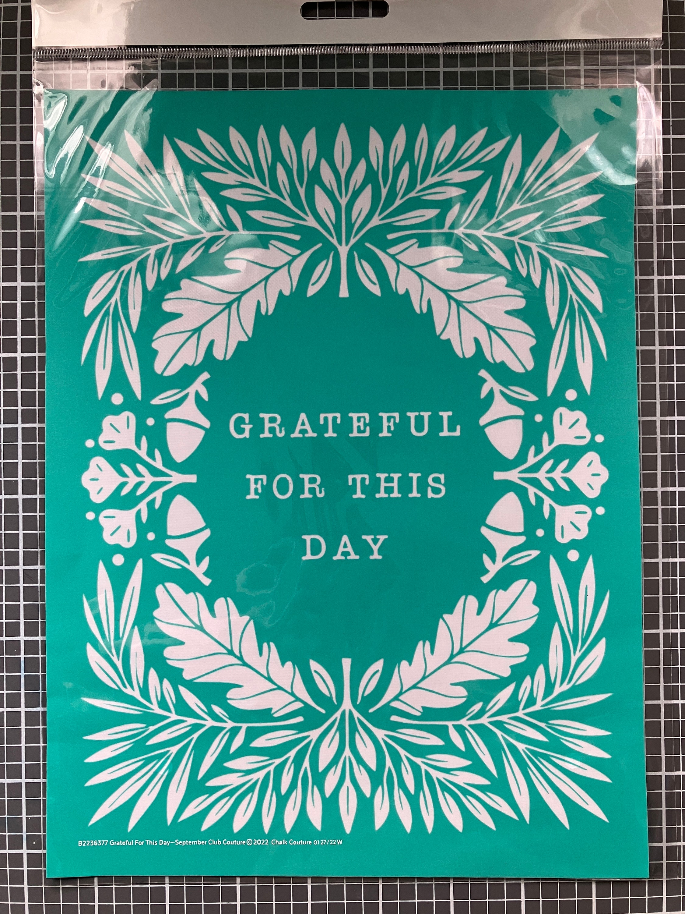 Chalk Couture Chalk Transfer Stencils - Size B (8-1/2x11) - RETIRED ...