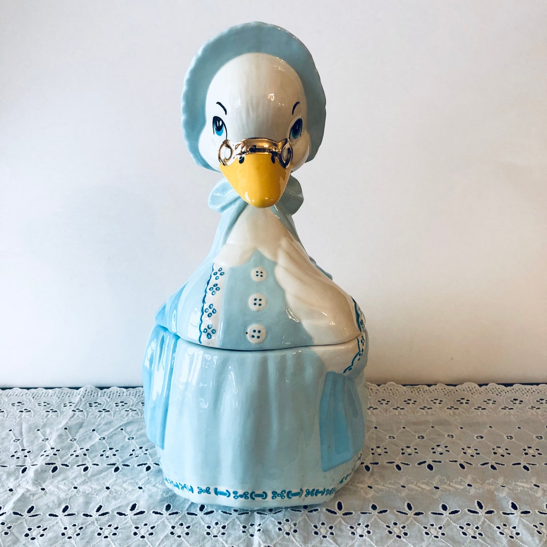 Vintage Mother Goose Ceramic Cookie Jar - Etsy