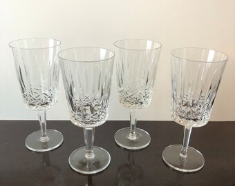 Crystal Wine Glasses - Etsy