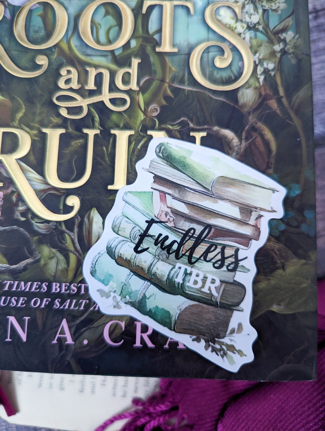 Endless TBR Sticker, Gift Idea, Reader Gift, Planner Sticker, Journal ...