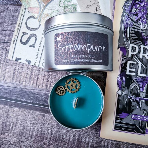 Steampunk Candle - Etsy