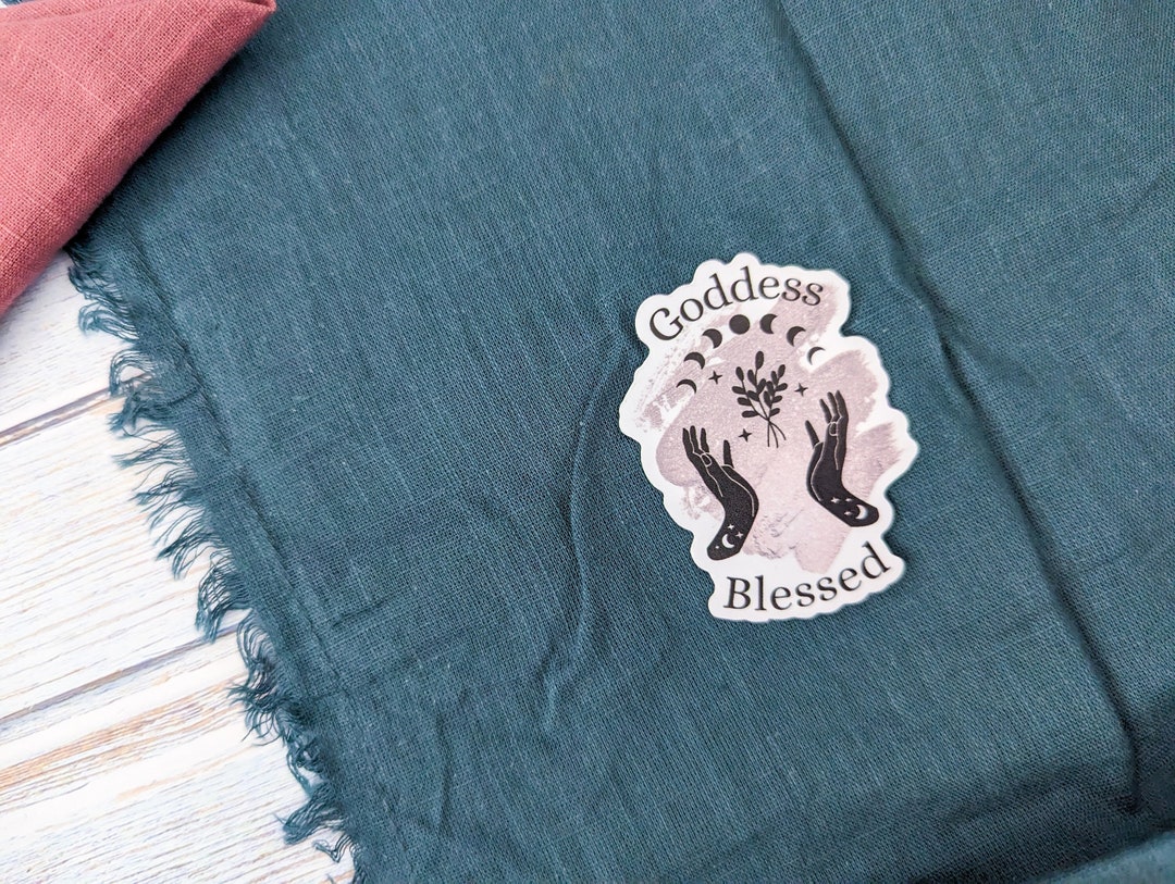 Goddess Blessed Sticker, Gift Idea, Reader Gift, Planner Sticker, Journal Sticker, Sticker for ...