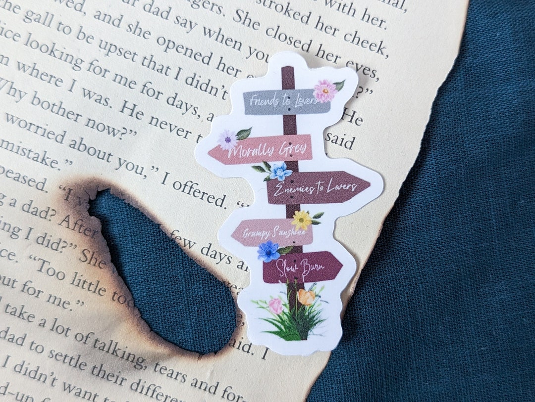 Trope Sign Post Sticker, Gift Idea, Reader Gift, Planner Sticker ...