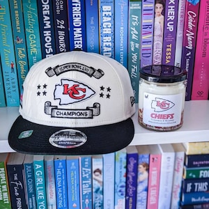 Kansas City Chiefs Soy Wax Candle, Cinnamon & Whiskey Scented Candle ...