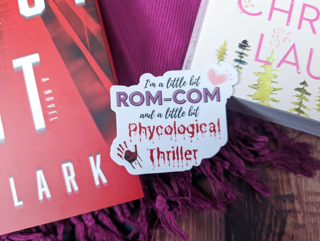 Romcom Phycological Thriller Sticker, Gift Idea, Reader Gift, Planner ...