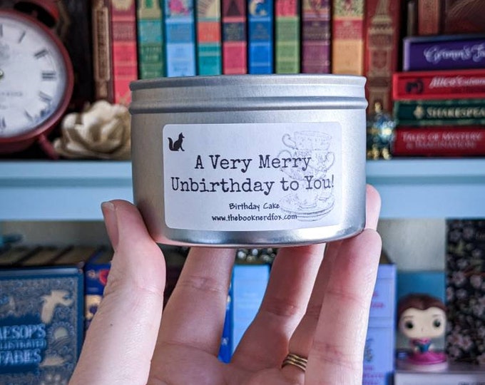A Very Merry Unbirthday to You Soy Wax Candle, Birthday Cake Scented ...