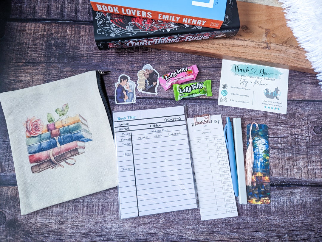 Book Review Notepad & Bundle Option, Annotation Kit, Organization Idea ...