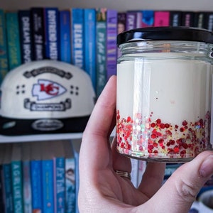 Kansas City Chiefs Soy Wax Candle, Cinnamon & Whiskey Scented Candle ...