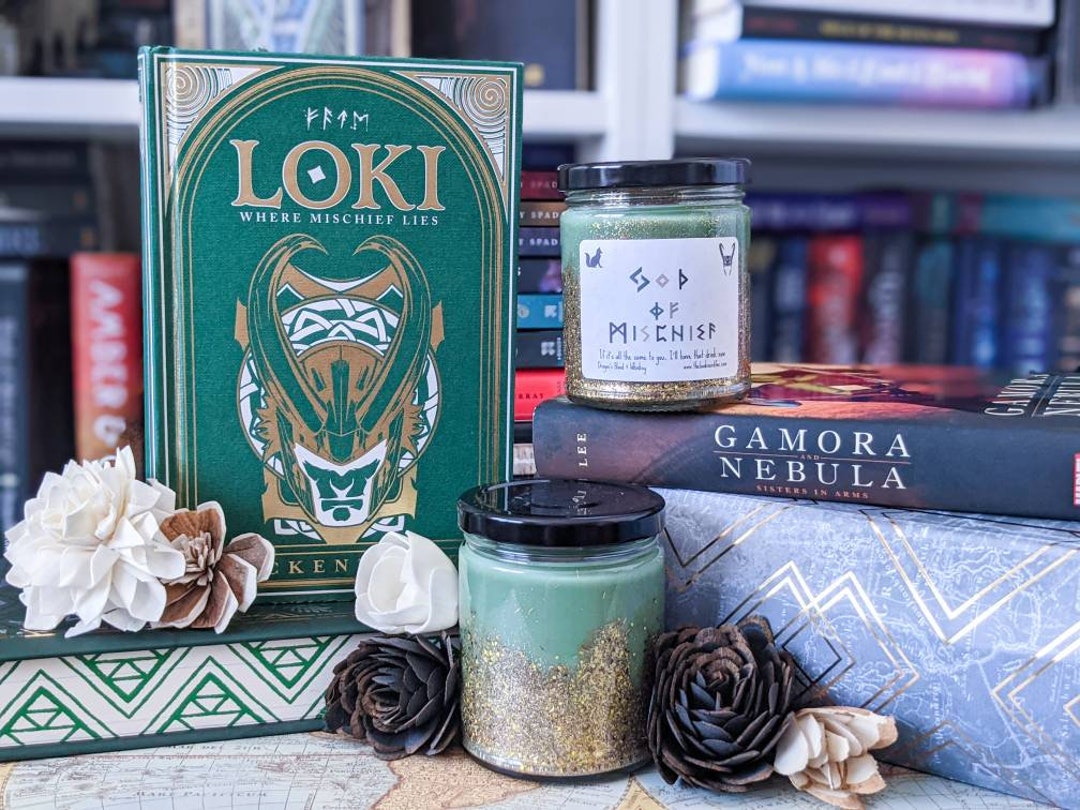 Loki God of Mischief Candle Soy Wax Candle| Dragon's Blood and Whiskey ...