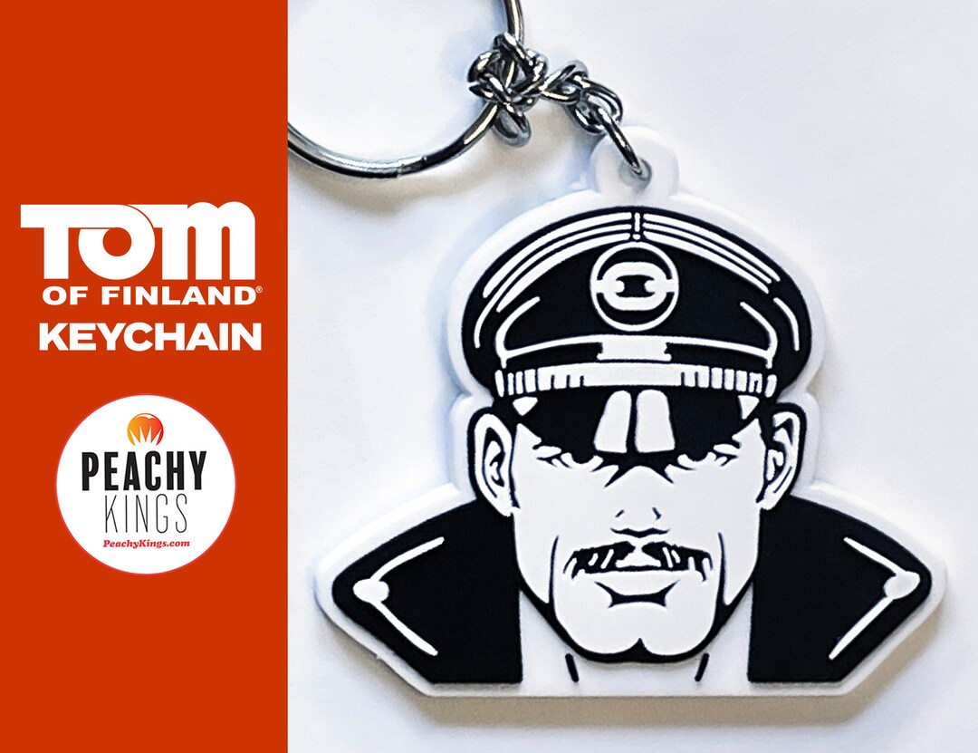 Tom of Finland Key Chain / Ring rubber 2-D - Etsy
