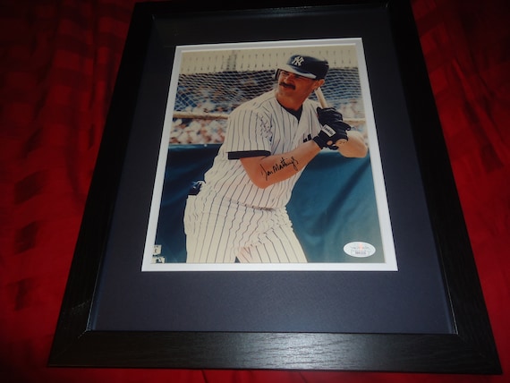 Don Mattingly Autographed 8x10 Photo Framed & Matted New York - Etsy