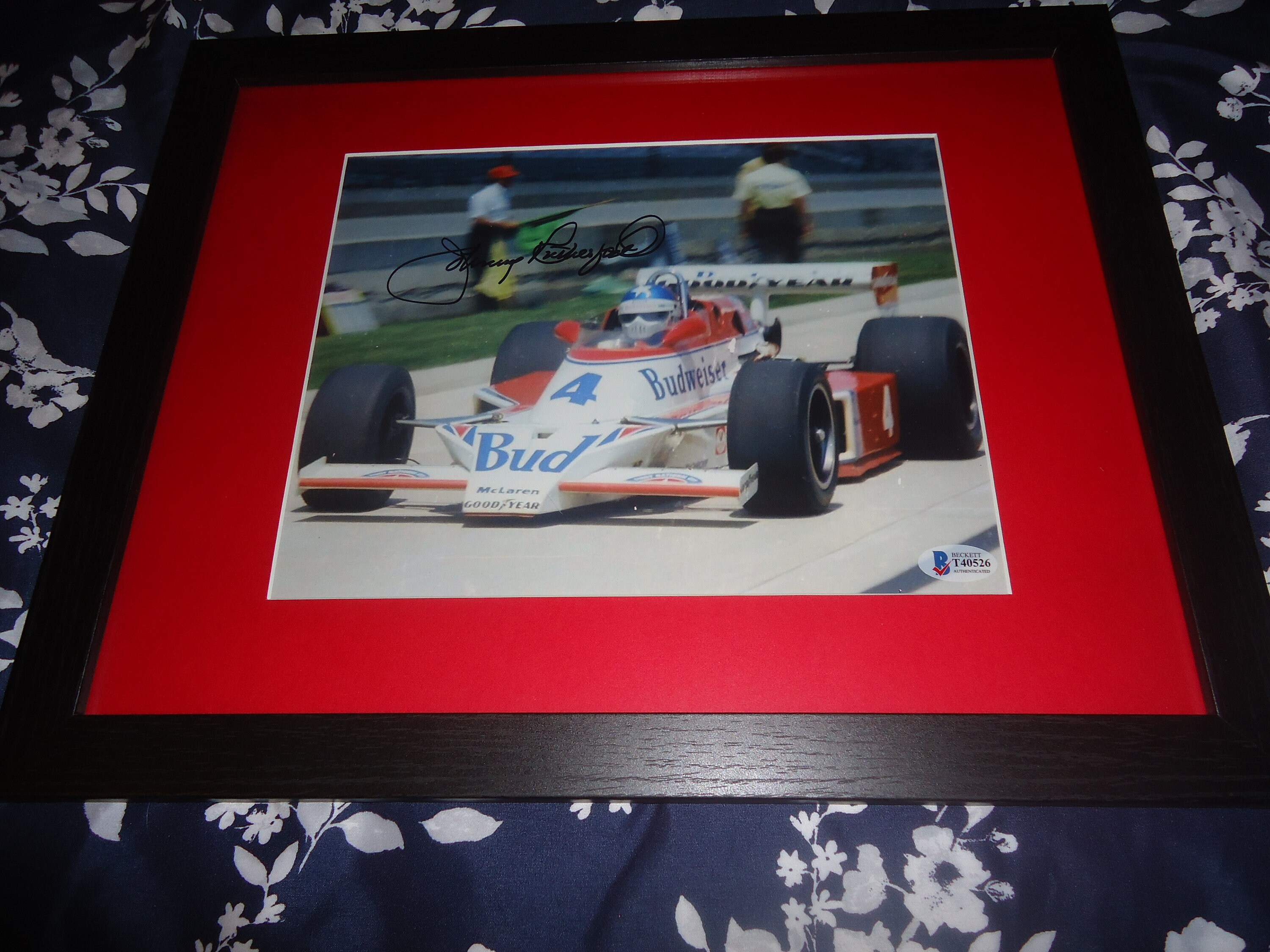 Johnny Rutherford Autographed 8x10 Photo 3 X Indianapolis 500 Champion ...