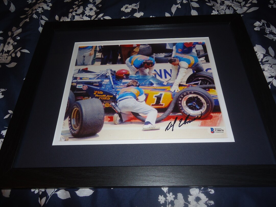 Al Unser Sr. Autographed 8x10 Photo 4-time Indianapolis 500 Champion ...