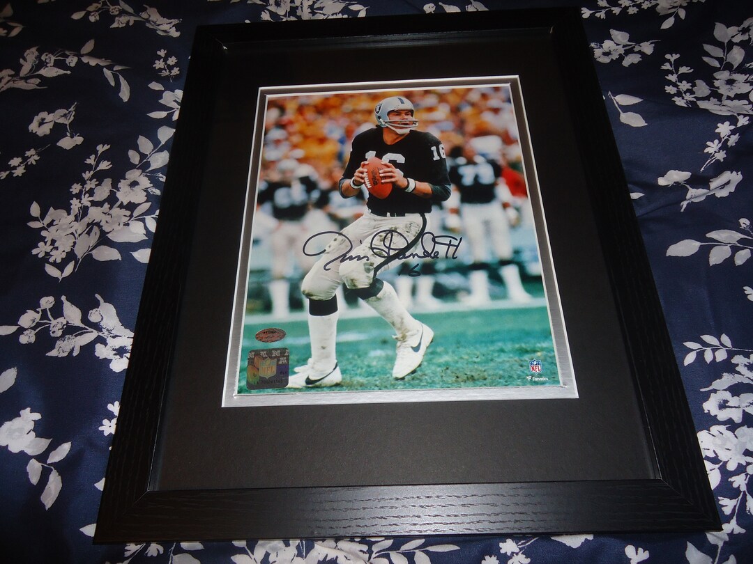 Jim Plunkett Authentic Autographed 8x10 Photo Oakland Raiders Los ...