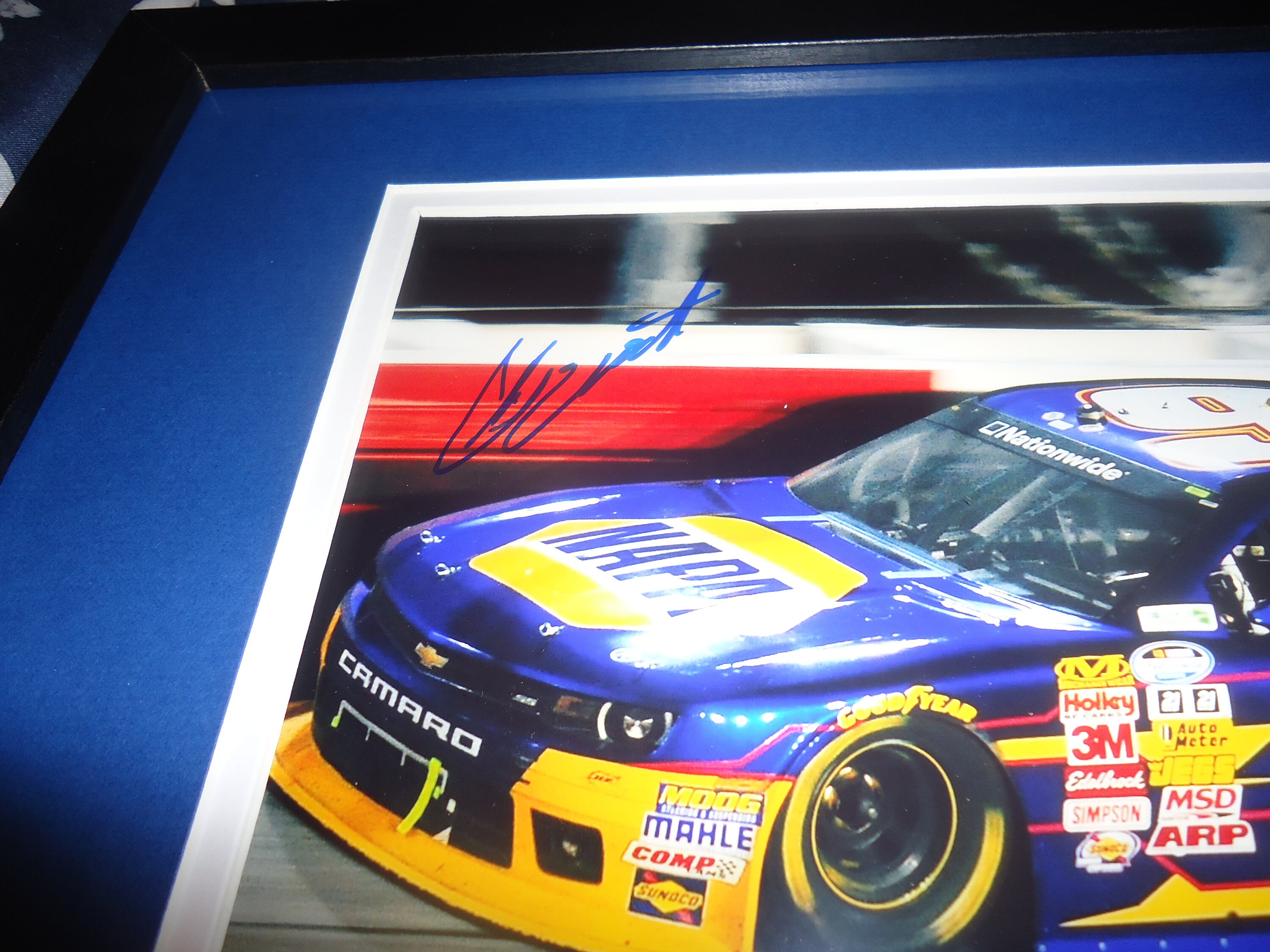 Chase Elliott Autographed 8x10 Photo Framed & Matted NASCAR CUP ...