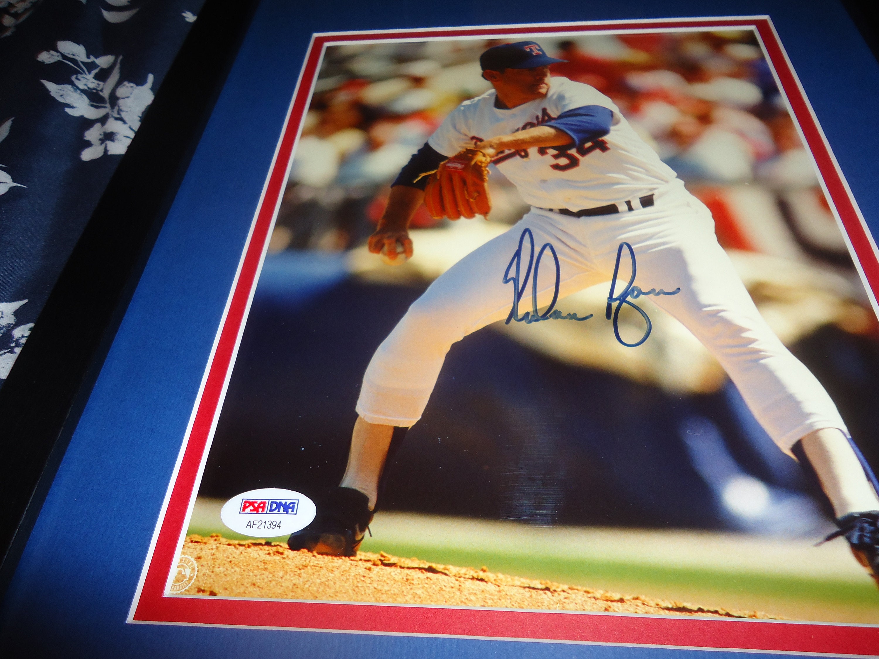 Nolan Ryan Autographed 8x10 Photo Framed & Matted Texas - Etsy