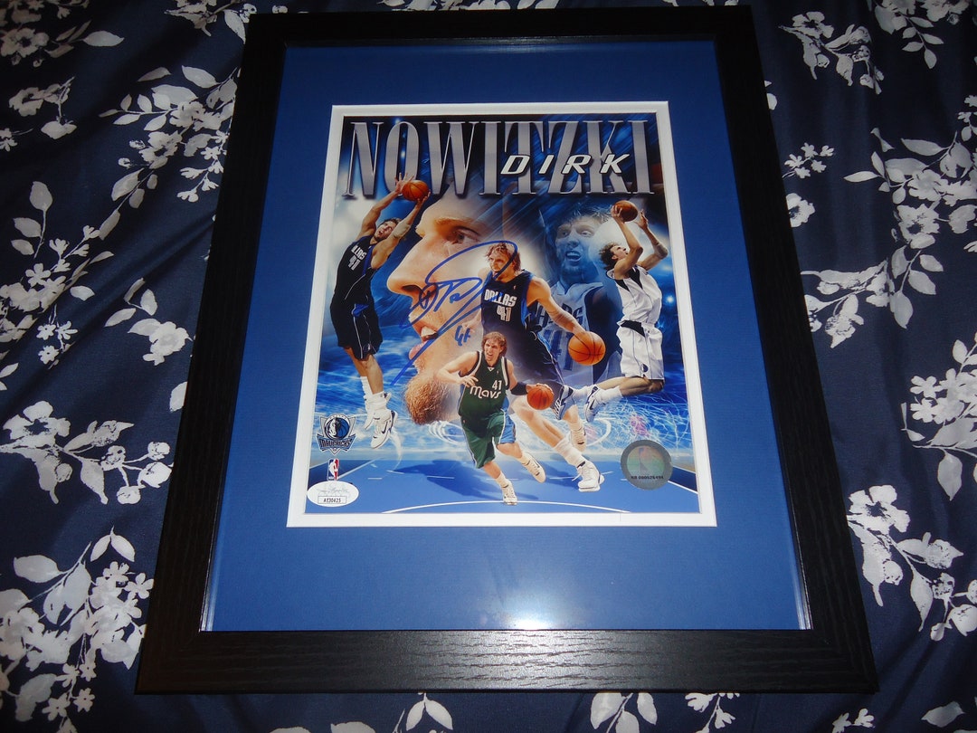 Dirk Nowitzki Authentic Autographed 8x10 Photo Dallas Mavericks - Etsy