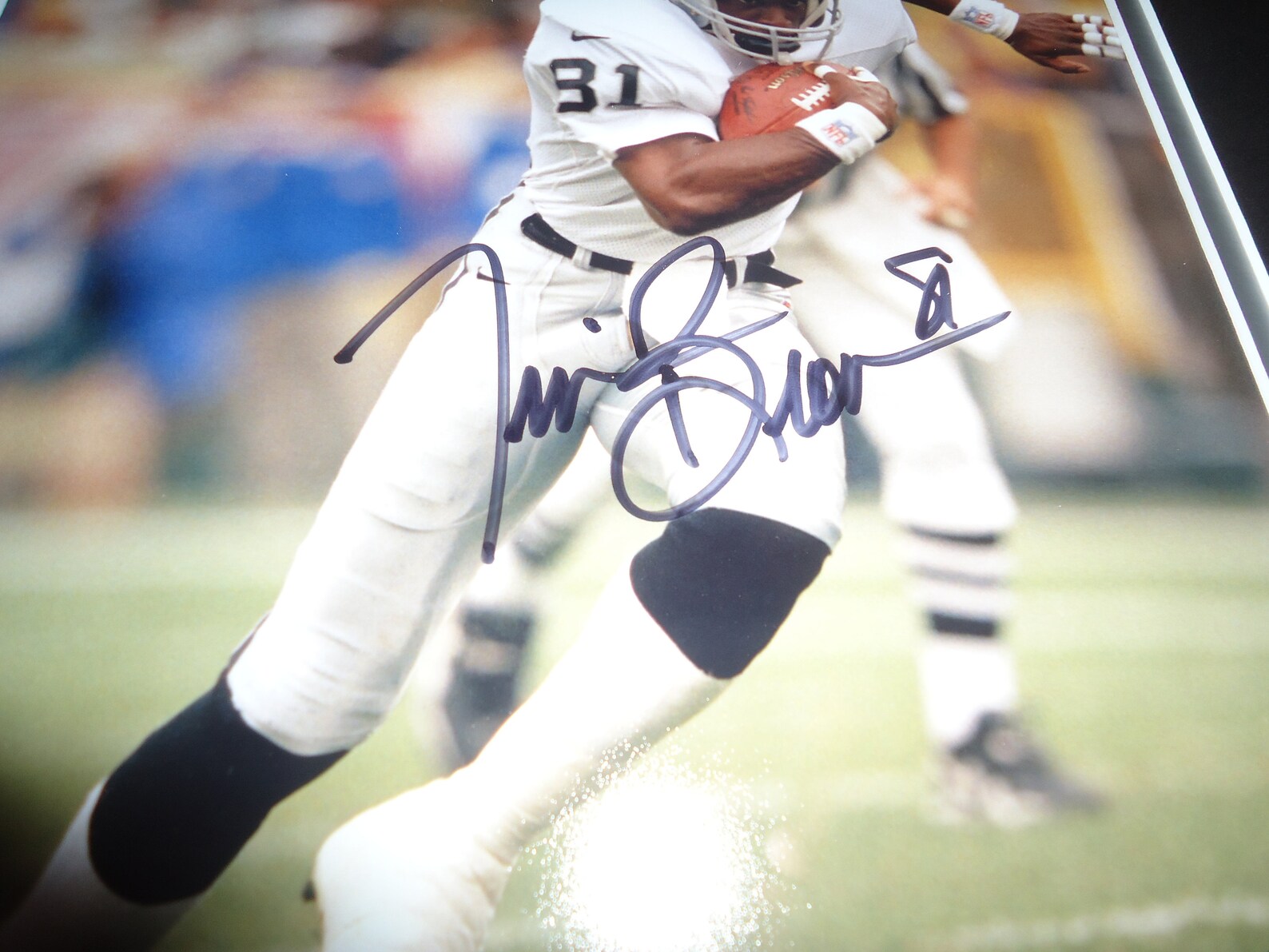 Tim Brown Authentic Autographed 8x10 Photo Oakland Raiders | Etsy