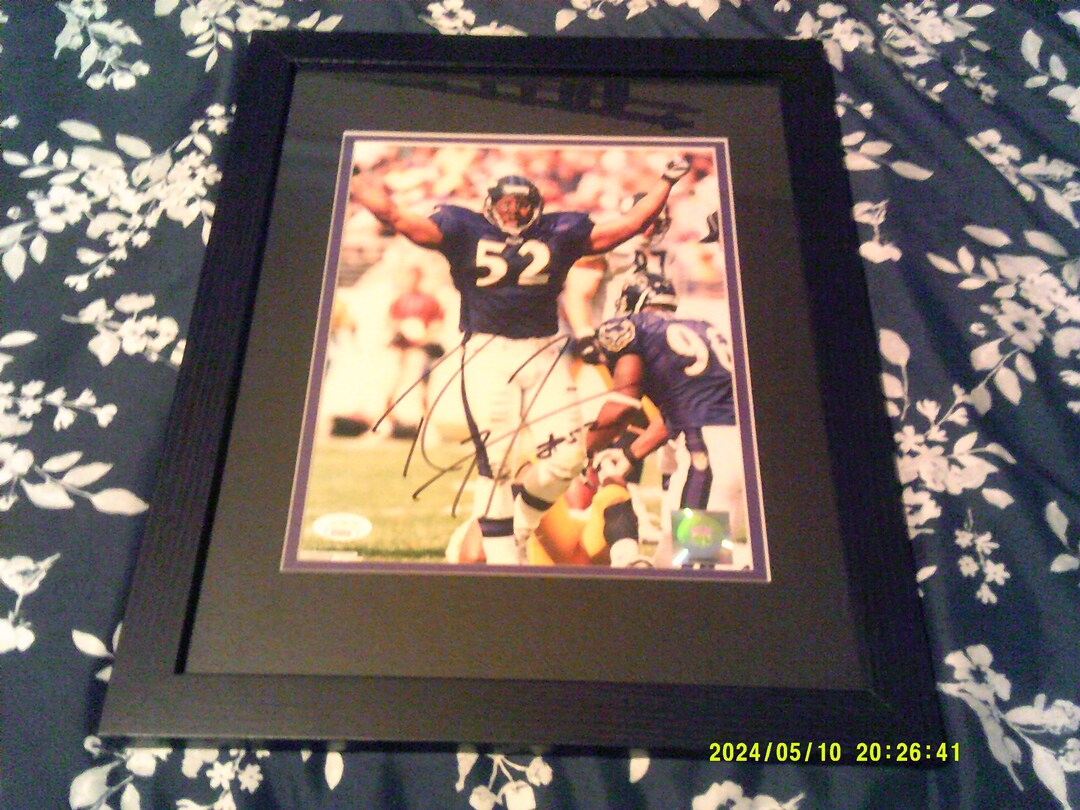 Ray Lewis Autographed 8x10 Photo Baltimore Ravens - Etsy