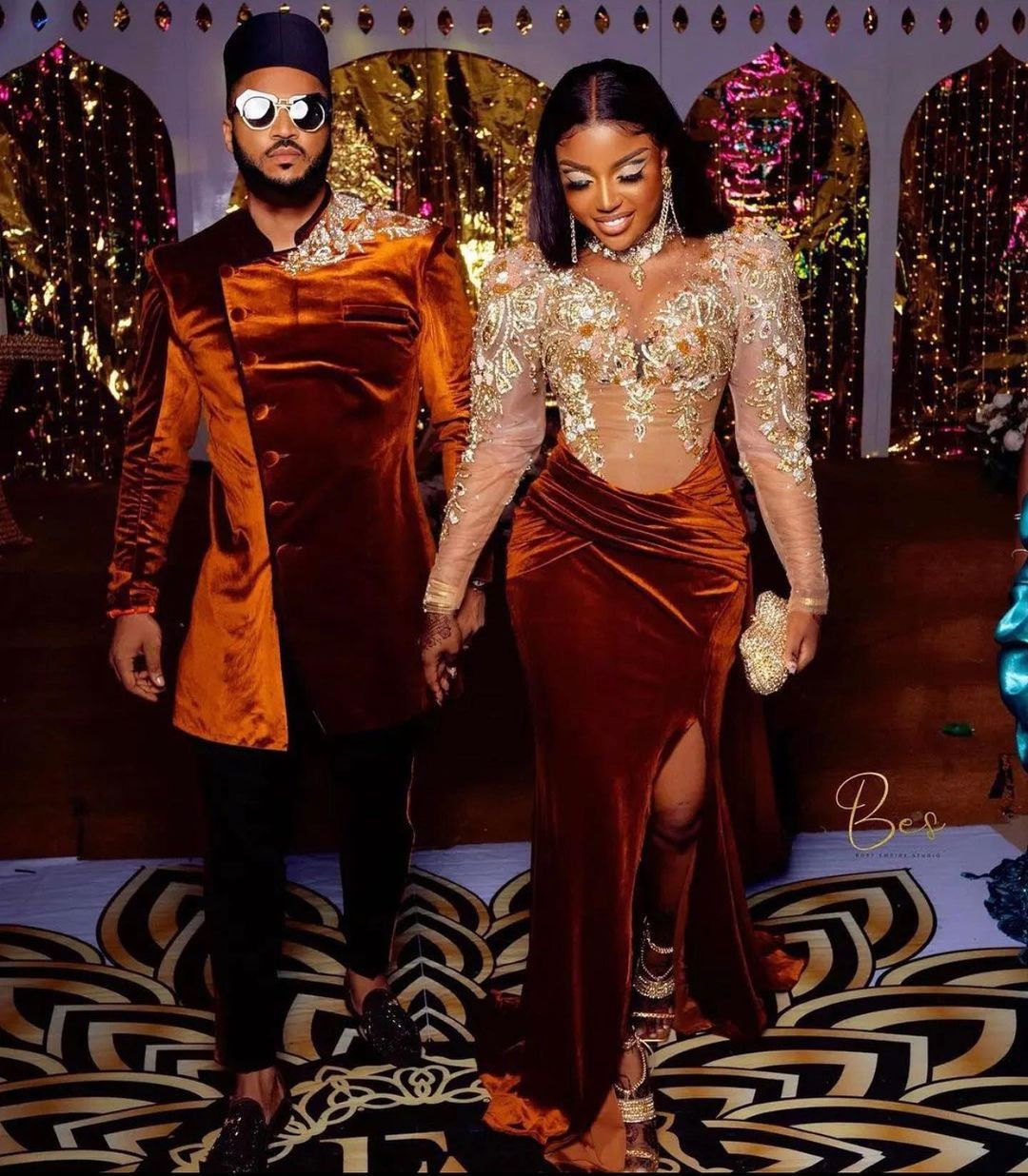 African Couple, African Engagement Outfit, African Women Clothing ...