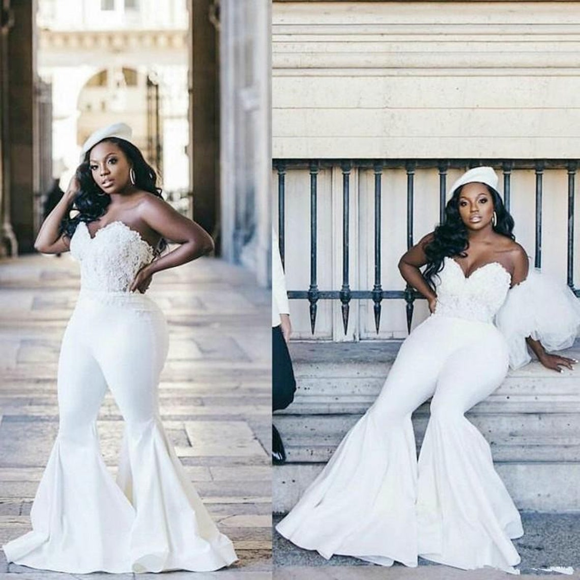 Bridal Jumpsuit Wedding Jumpsuit Engagement Jumpsuit - Etsy