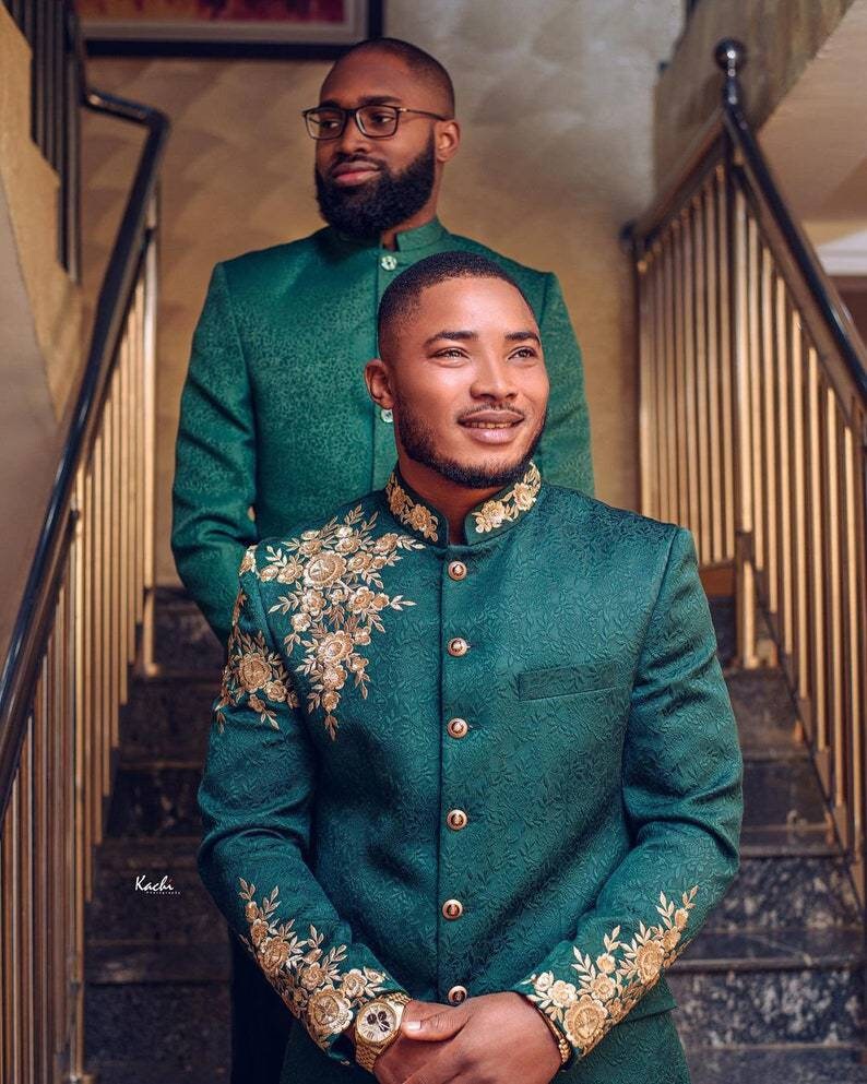 Groom Suit , African Men Suit , African Senator Suit , Wedding Suit - Etsy