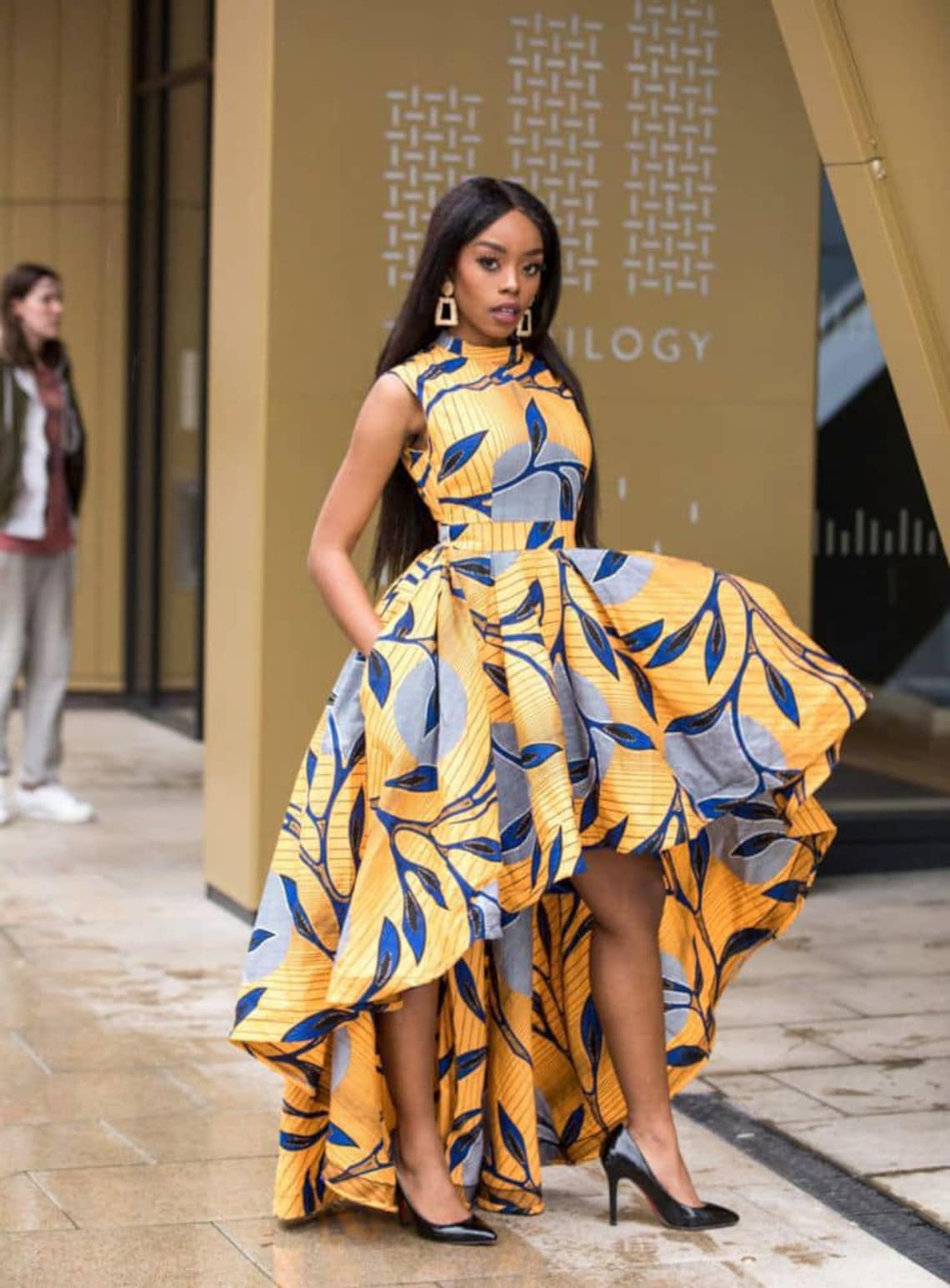 African Print Prom Dress, African Wedding Guest, Prom Dress - Etsy