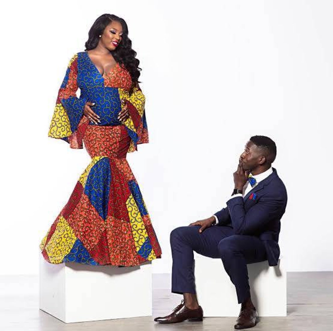 African Maternity Dress African Dress Ankara Maternity Etsy