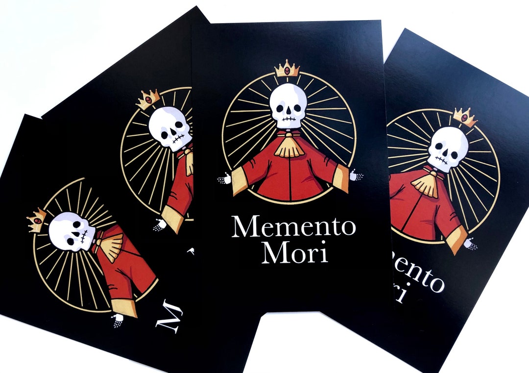 Memento Mori Art Print / Gothic Horror Wall Art / Dark Home Decor ...