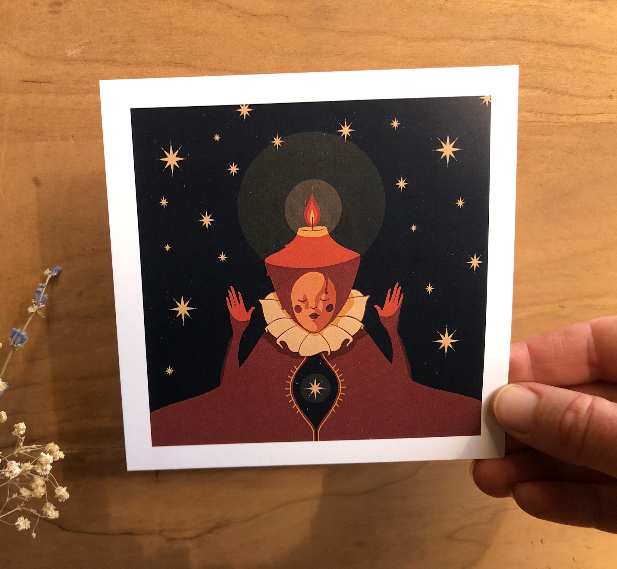 Ethereal Clown Wall Art Fantasy Art Print Unique Whimsical Housewarming ...