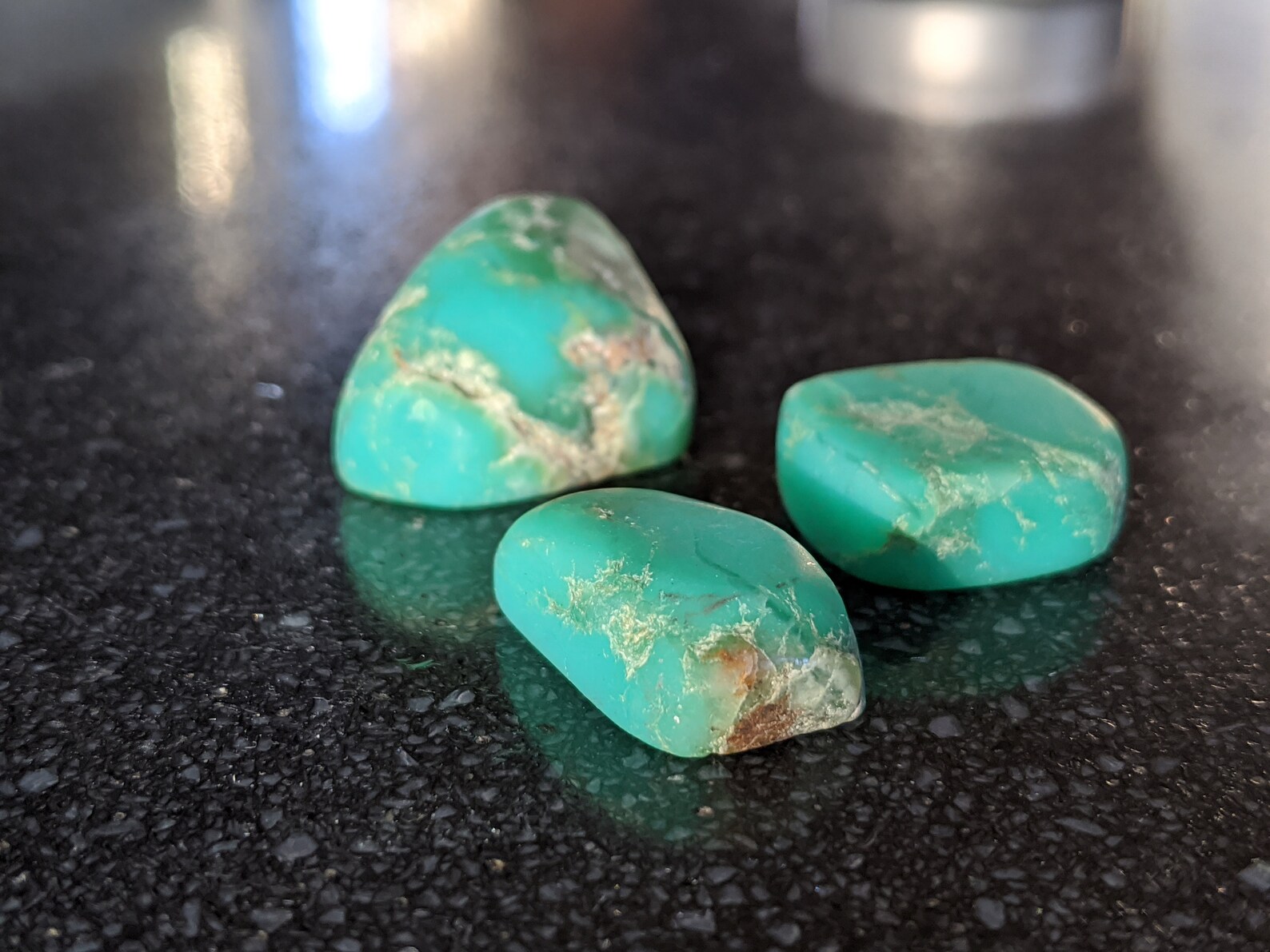 Rough Green Blue Turquoise 3 pieces 80 carats DESTASH | Etsy