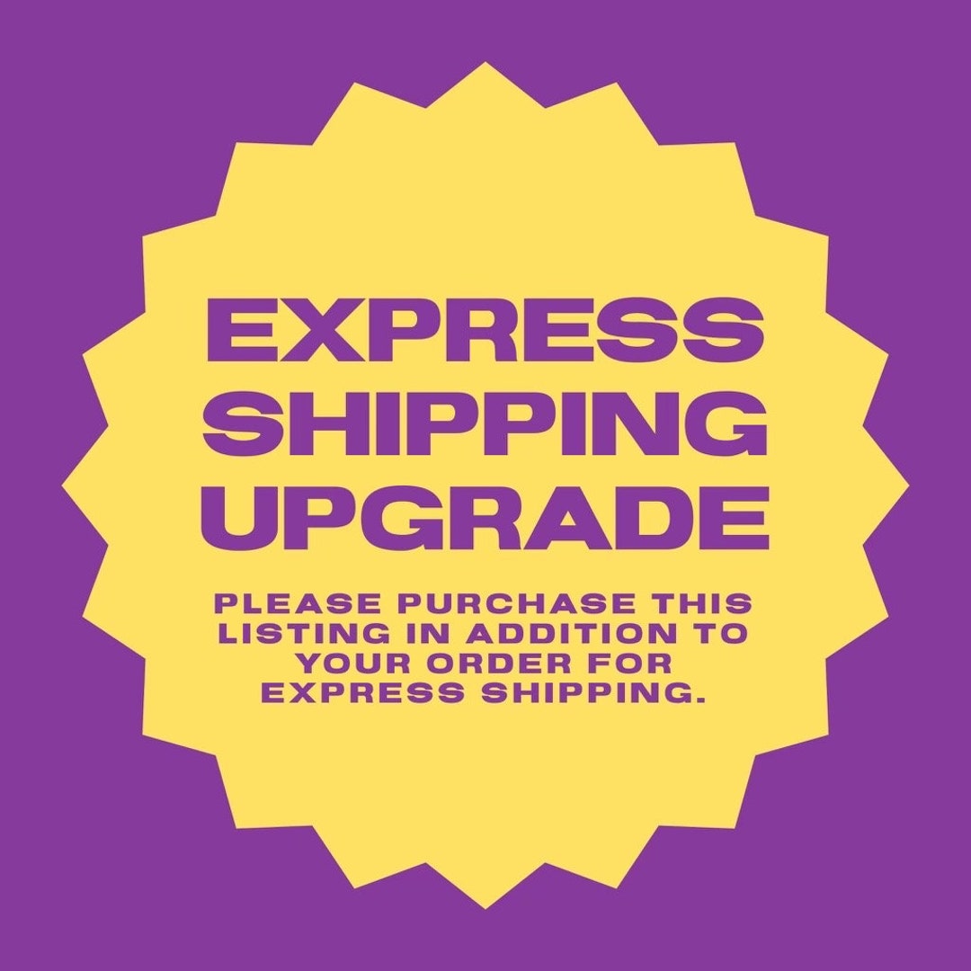 Express Shipping Upgrade - Fast Delivery for Your Order! - Etsy