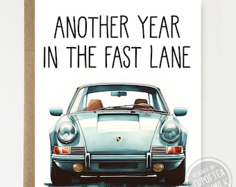 Mercedez Benz AMG Inspired Birthday Card Car Lovers Happy Birthday Card Greeting Card Birthday ...