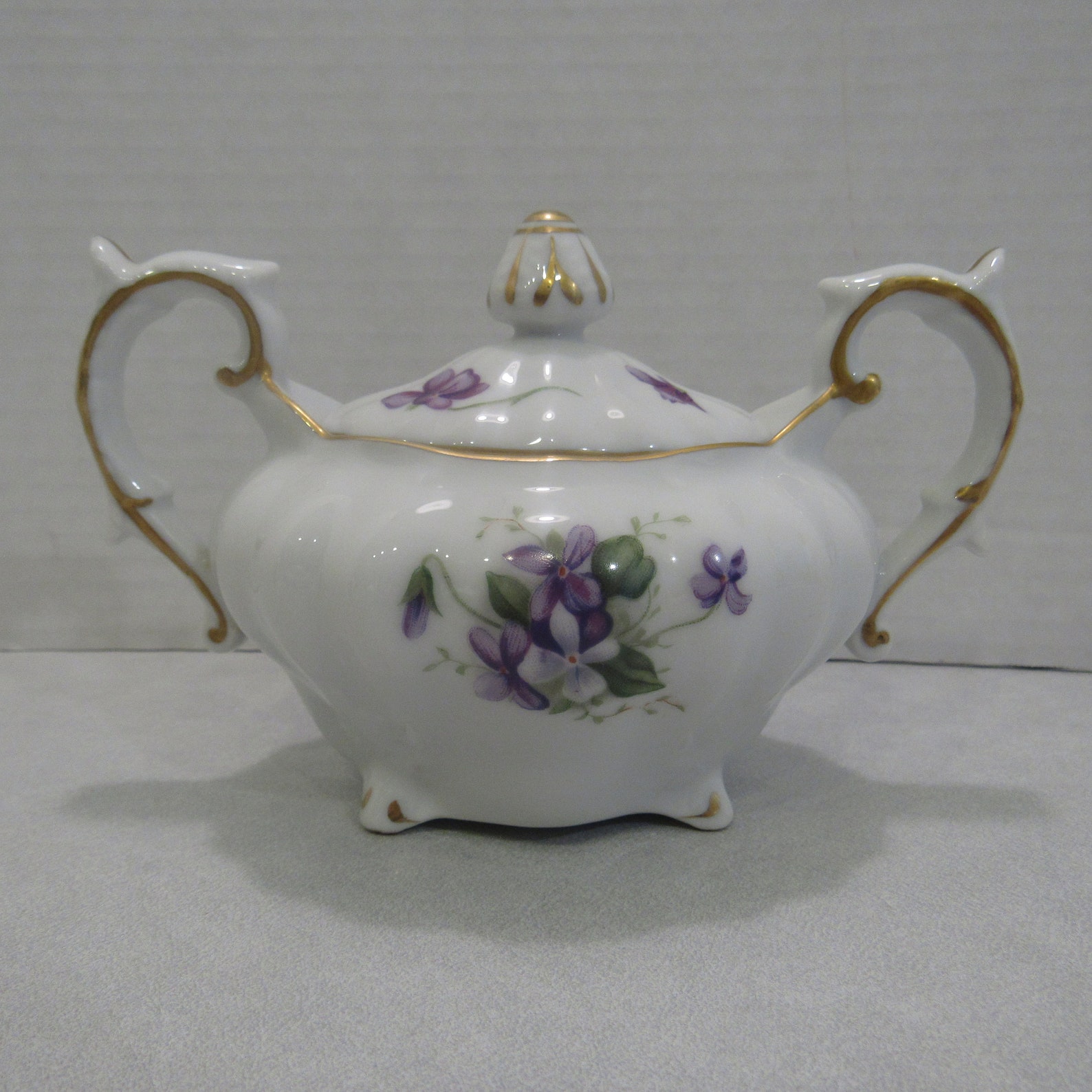 Rossetti China Spring Violets Occupied Japan Teapot Sugar - Etsy