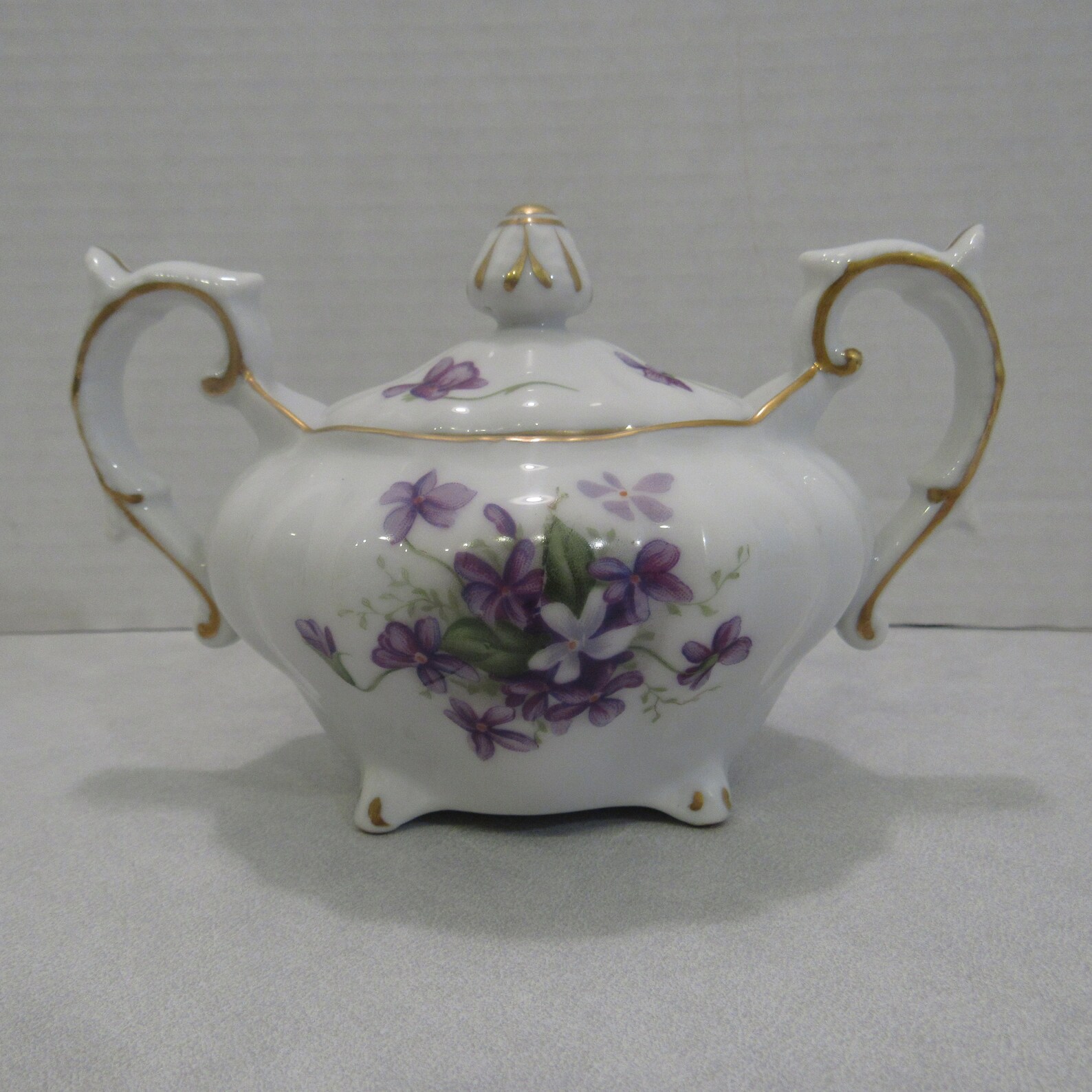 Rossetti China Spring Violets Occupied Japan Teapot Sugar - Etsy