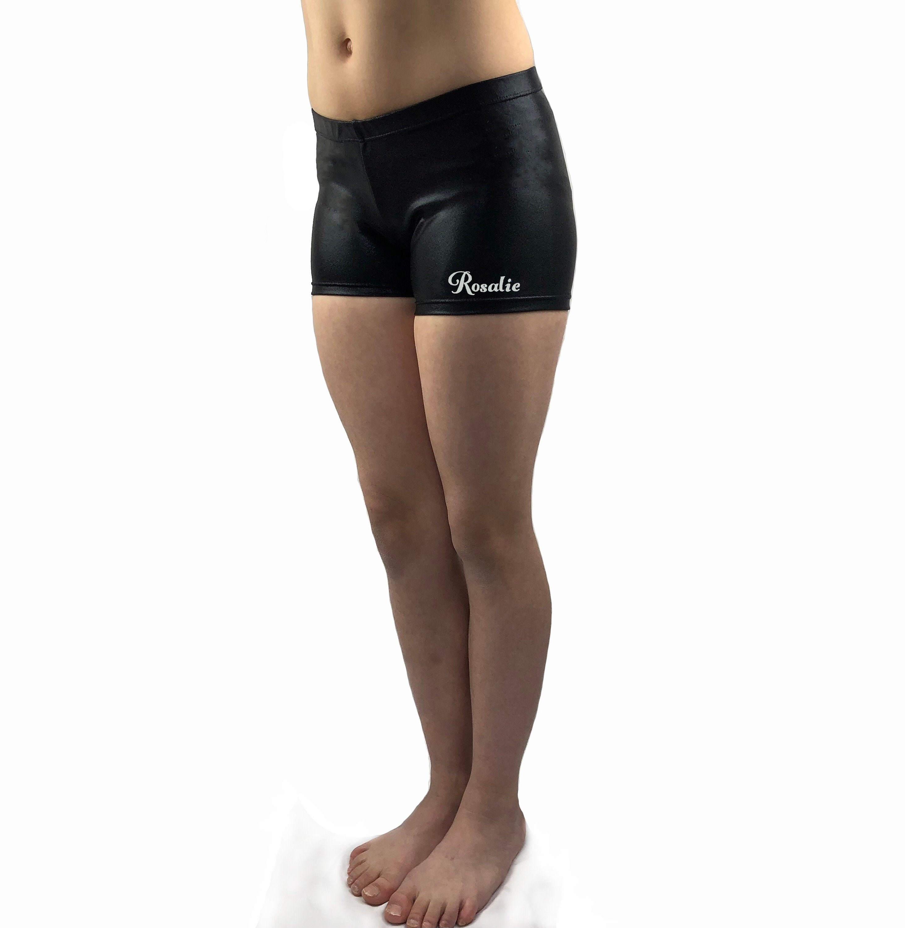 Personalized Gymnastics Short with name size 4 to 13 and Women | Etsy