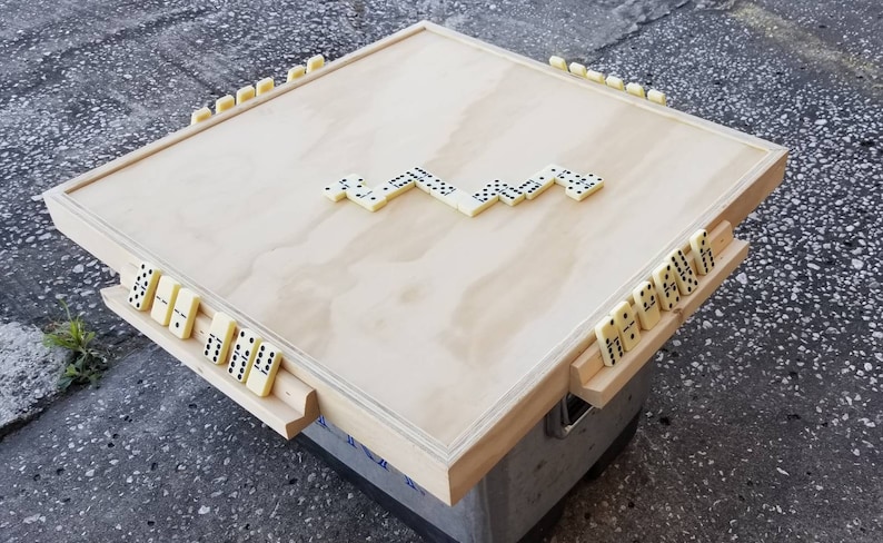 Mesa de Domino Tablero de mesa de dominó de madera | Etsy