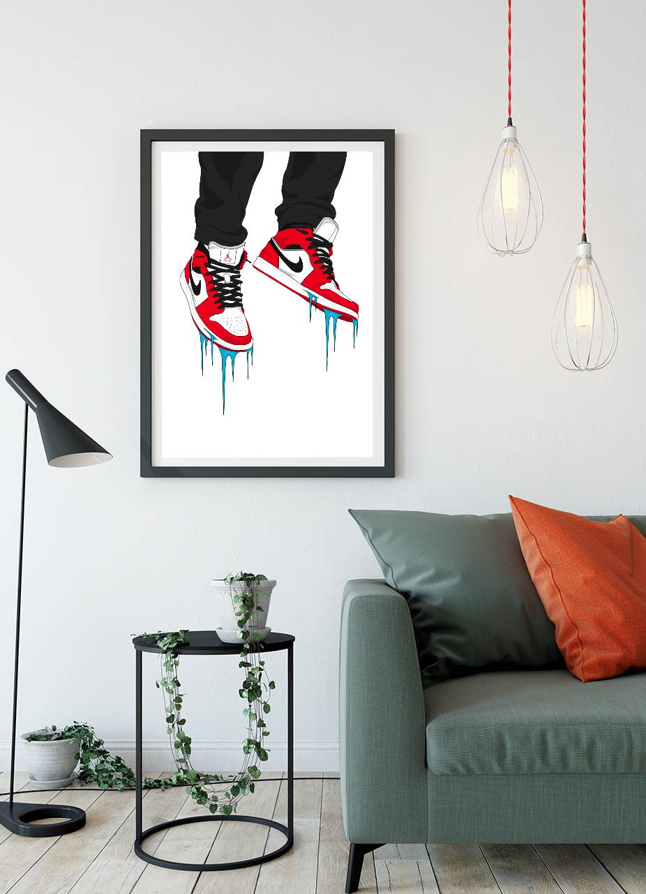 Air Jordan 1's Print Air Jordan Poster Sneakers Poster - Etsy
